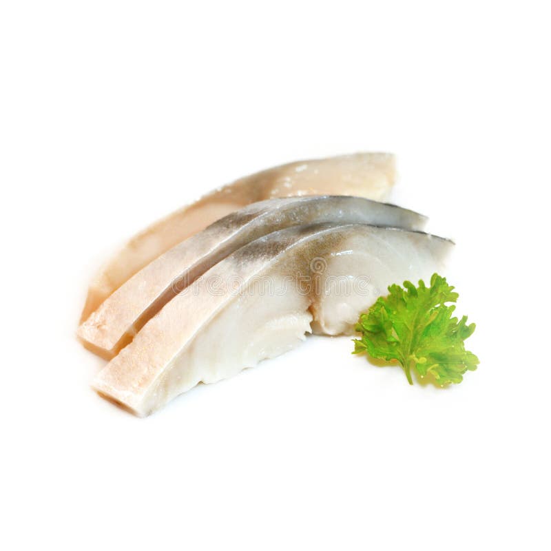 Japanese Food Style , Fresh Saba Fish on White Background Stock Image ...