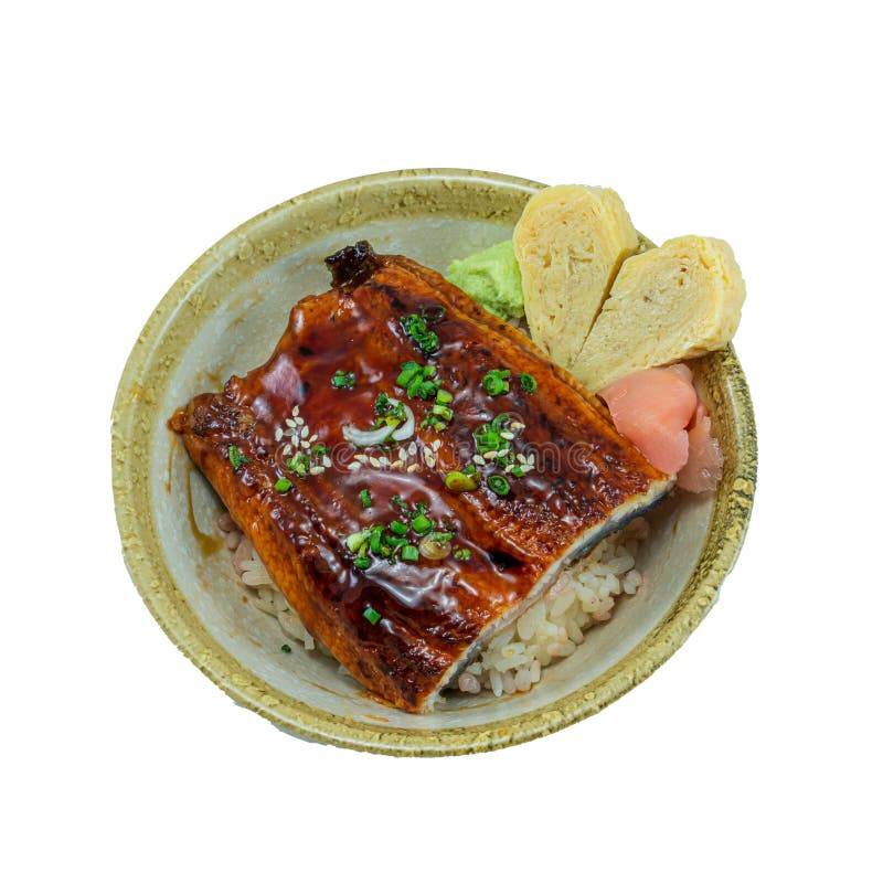 Japanese Food : Unagi Don stock photo. Image of roasted - 227670346