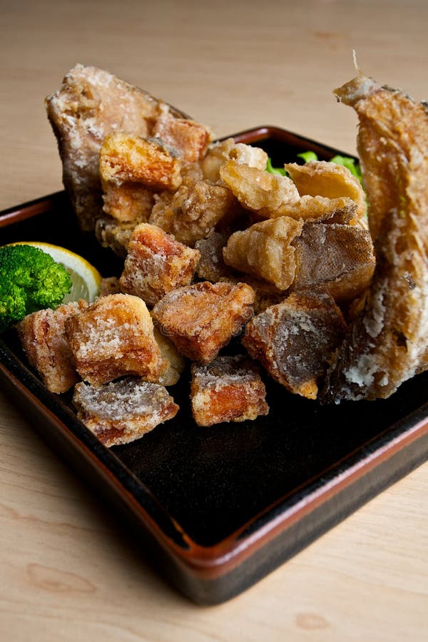 Japanese Fried fish. stock image. Image of japanese, chopsticks - 16177961