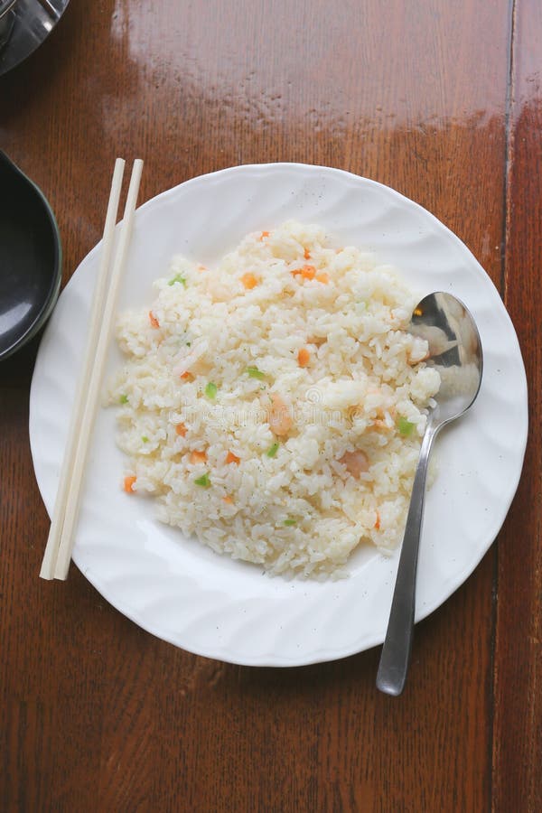 Japanese Fried Rice on Foods Table. Stock Image - Image of restaurant ...