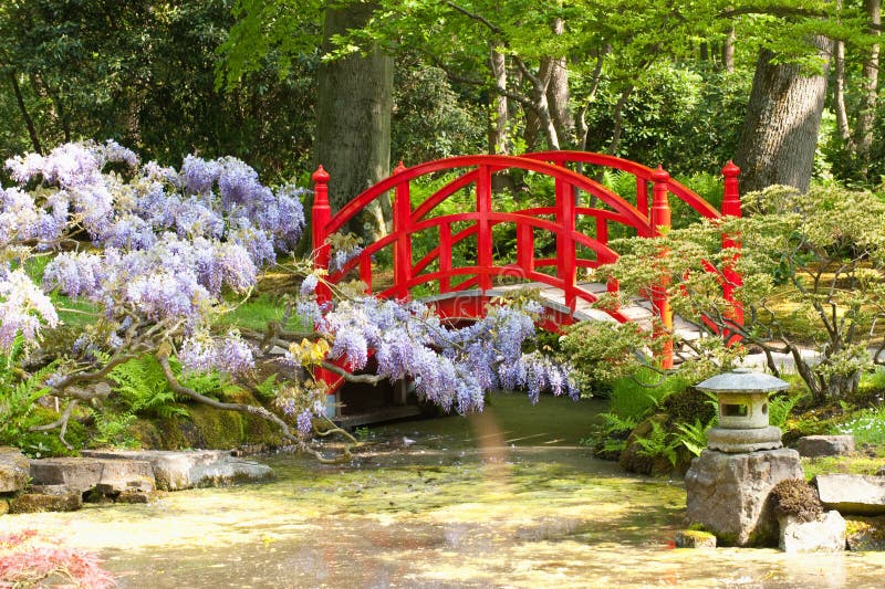 Japanese garden stock image. Image of cultural, oriental - 15194391