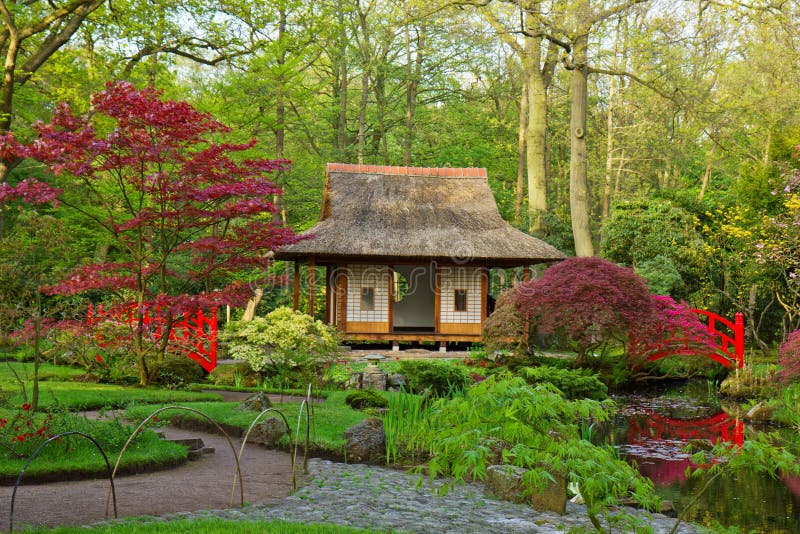 Chaniwa Japanese Garden stock photo. Image of garden - 10493276