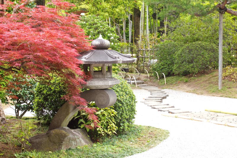 Japanese garden stock photo. Image of green, beautiful - 32043484