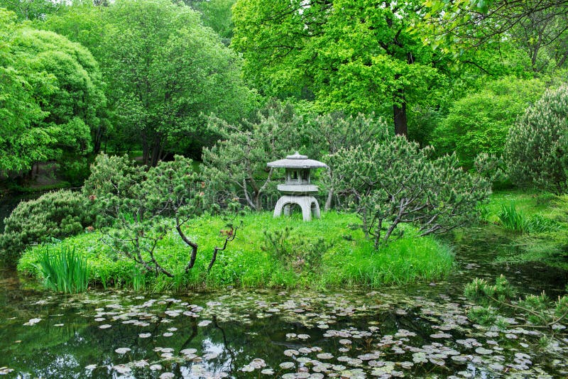 Japanese garden stock image. Image of japanese, decoration - 72288877