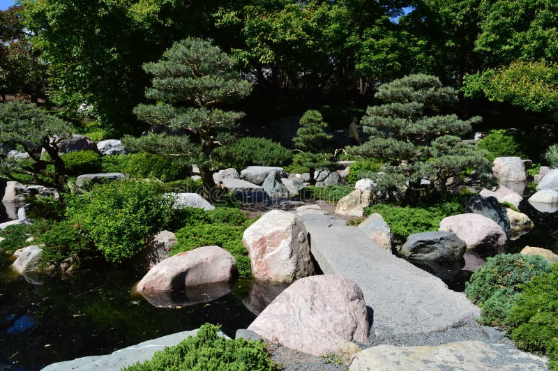 Japanese Garden stock image. Image of garden, balance - 94026349