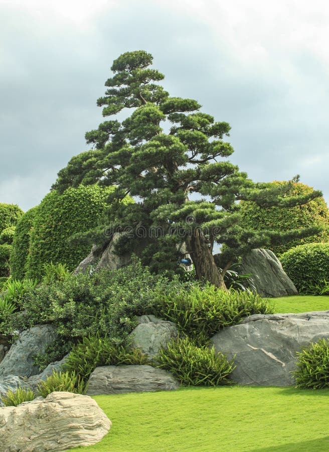 Japanese garden stock photo. Image of landscape, calm - 53499244