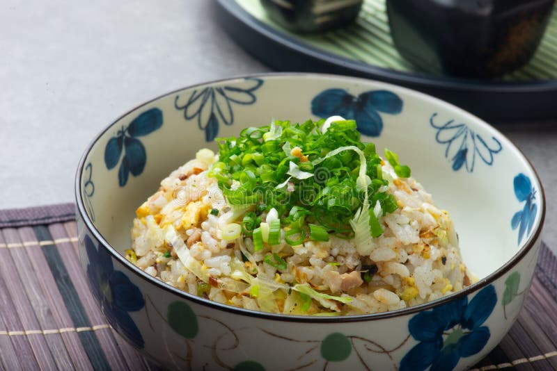 Japanese Garlic Rice stock photo. Image of restaurant - 124666982