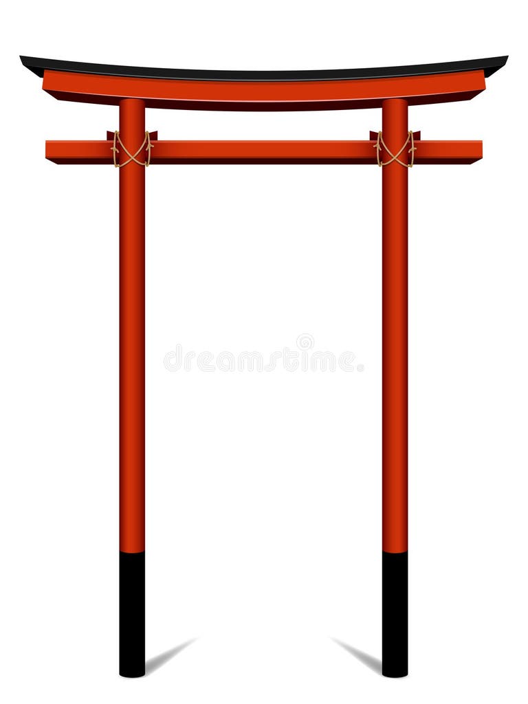 Classic Japanese Temple Gate Stock Illustrations – 750 Classic Japanese ...