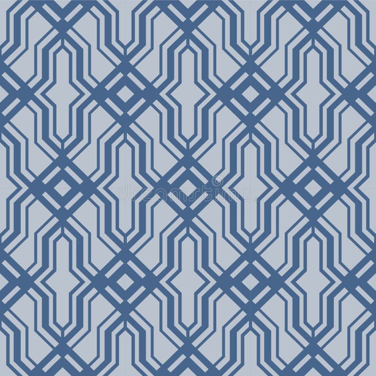 Japanese Geometric Net Vector Seamless Pattern Stock Vector ...