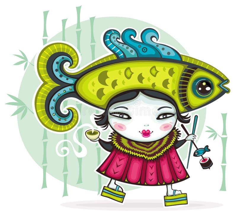 Japanese Face Girl Stock Illustrations – 14,528 Japanese Face Girl ...