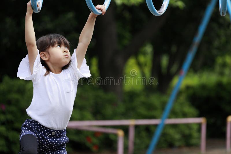 Japanese Girl Playing Monkey Bars Stock Photos - Free & Royalty-Free ...