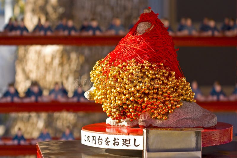 Japanese God Of Scholarship Tenjin Stock Photo - Image of close ...