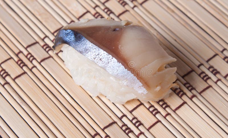 Japanese Gourmet, Saba Sushi,mackerel Stock Photo - Image of palatable ...