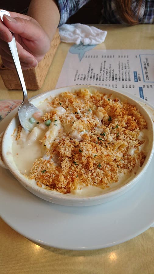 Japanese gratan dinner editorial stock image. Image of meat - 194060384