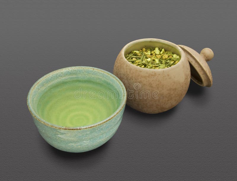 Japanese Green Tea stock image. Image of leaves, japan - 13498835