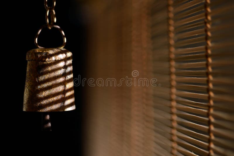Japanese Handmade Bell on Window Stock Photo - Image of suspend, hang ...