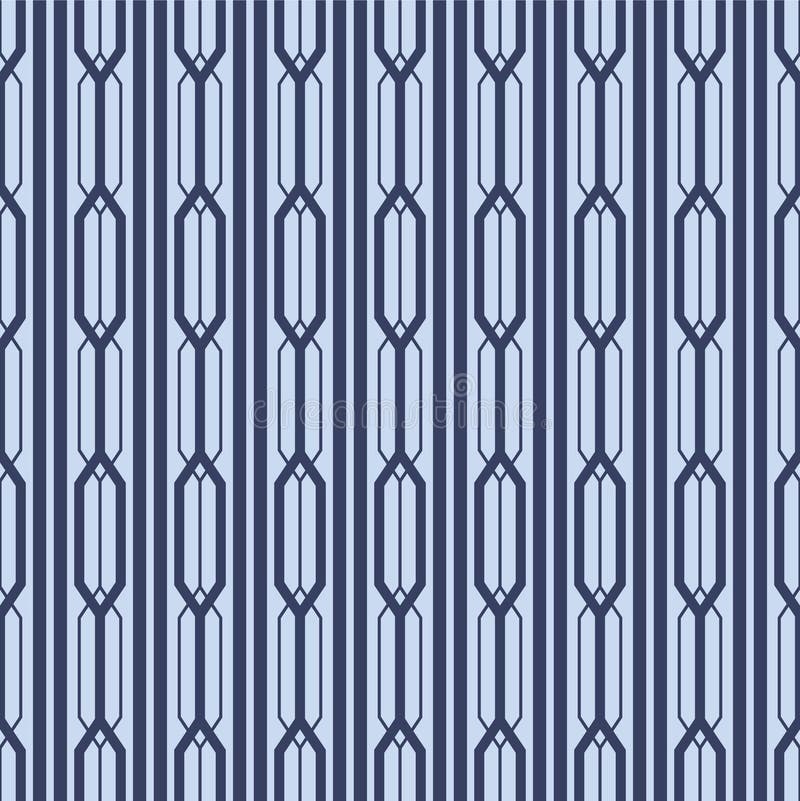 Japanese Hexagon Chain Line Vector Seamless Pattern Stock Vector ...