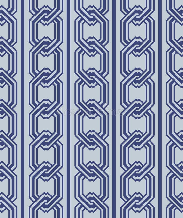 Japanese Hexagon Chain Vector Seamless Pattern Stock Vector ...
