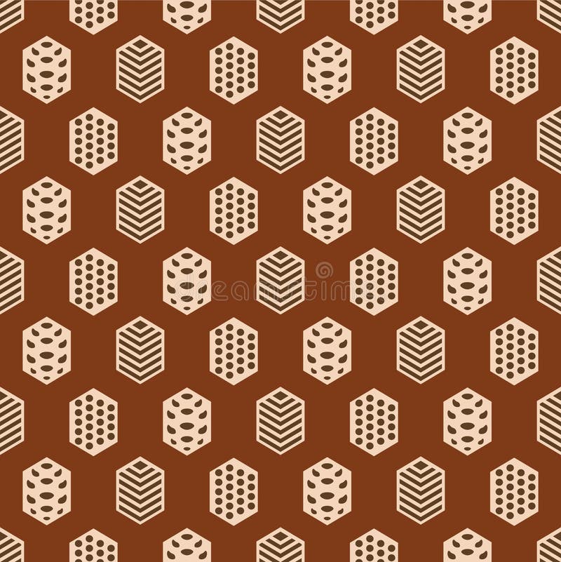 Japanese Hexagon Motif Vector Seamless Pattern Stock Vector ...