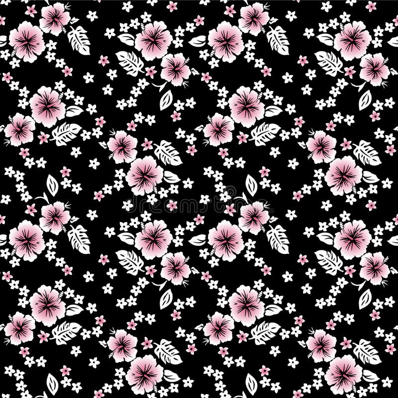 Hibiscus Colored Pattern Stock Illustrations – 899 Hibiscus Colored ...
