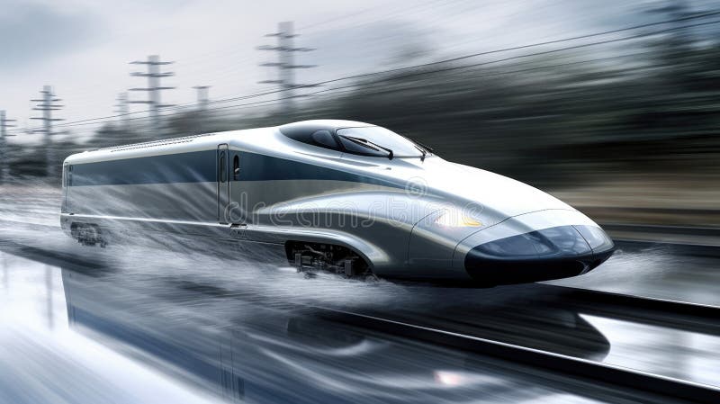 Japanese high speed train stock illustration. Illustration of postal ...