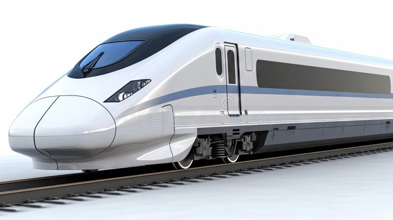 Japanese high speed train stock illustration. Illustration of metro ...