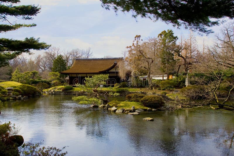 Japanese House stock photo. Image of garden, color, asia - 2541446