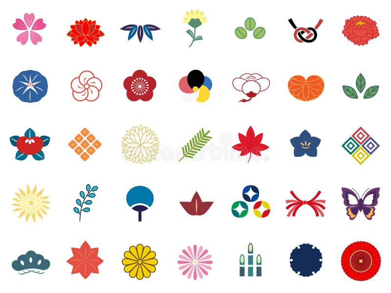 Japanese icon set3 stock vector. Illustration of collection - 158320042