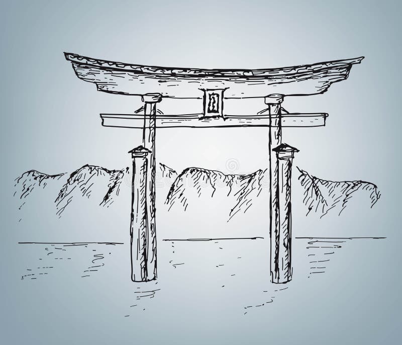 Japanese illustration stock vector. Illustration of locations - 47919511