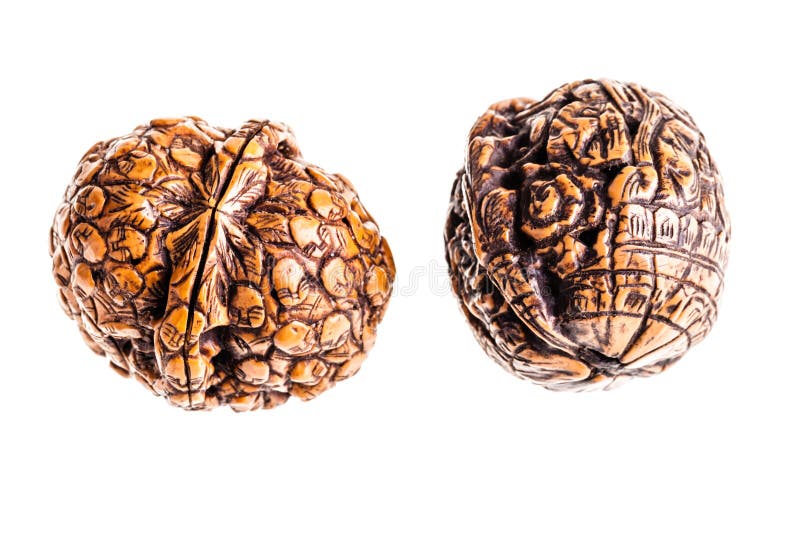 Japanese Intricate Nutshell Carving Stock Photos - Free & Royalty-Free ...