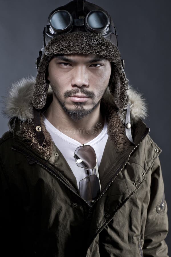 Japanese Kamikaze Pilot stock image. Image of asian, pilot - 10029741