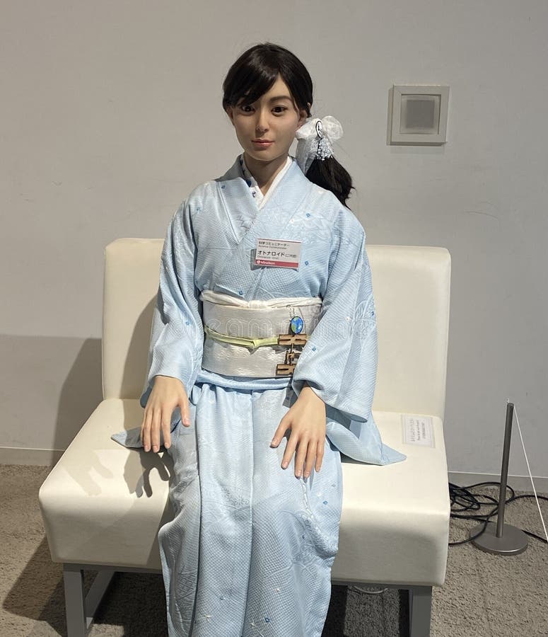 Japanese Kimono Robots Future Editorial Image - Image of kimono ...