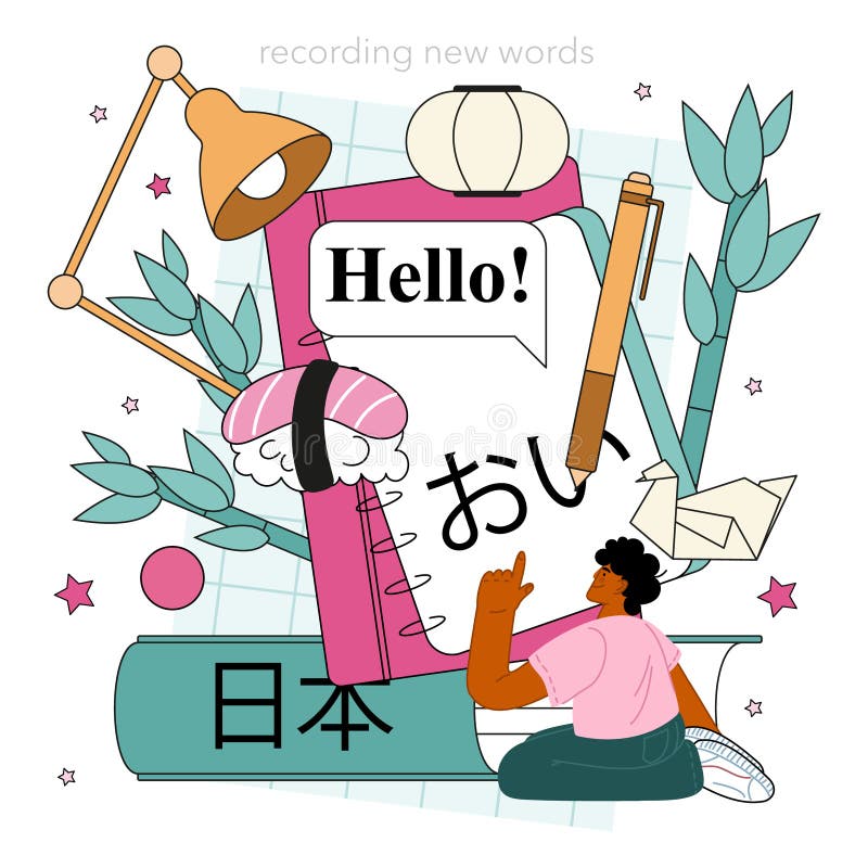 Speaking Japanese Stock Illustrations – 352 Speaking Japanese Stock ...