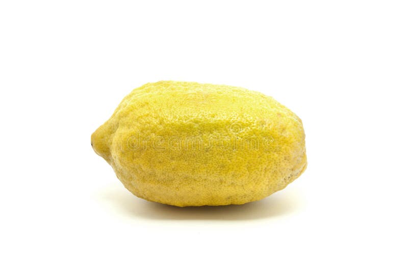 Japanese Lemon Isolated on White Stock Photo - Image of isolated ...
