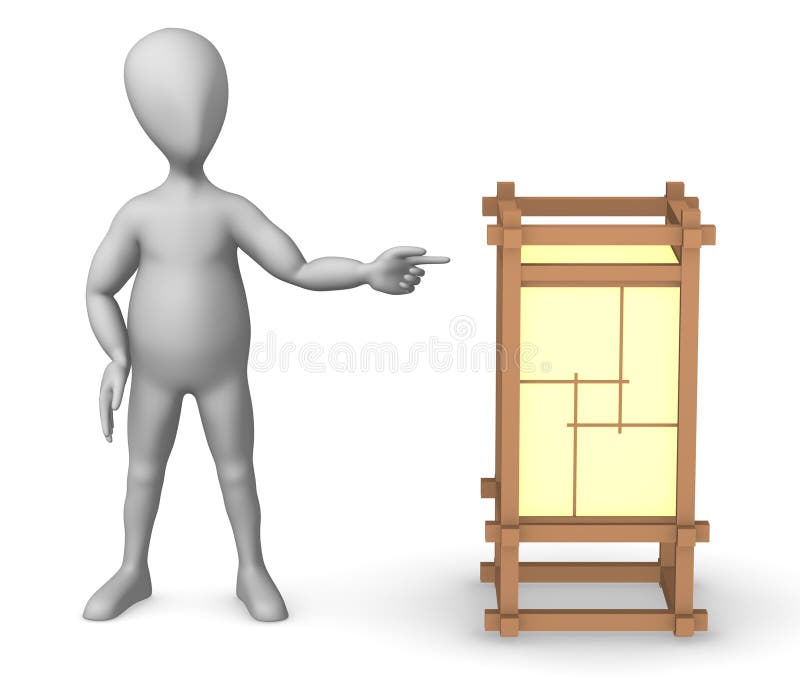 Japanese light stock illustration. Illustration of cute - 14228773