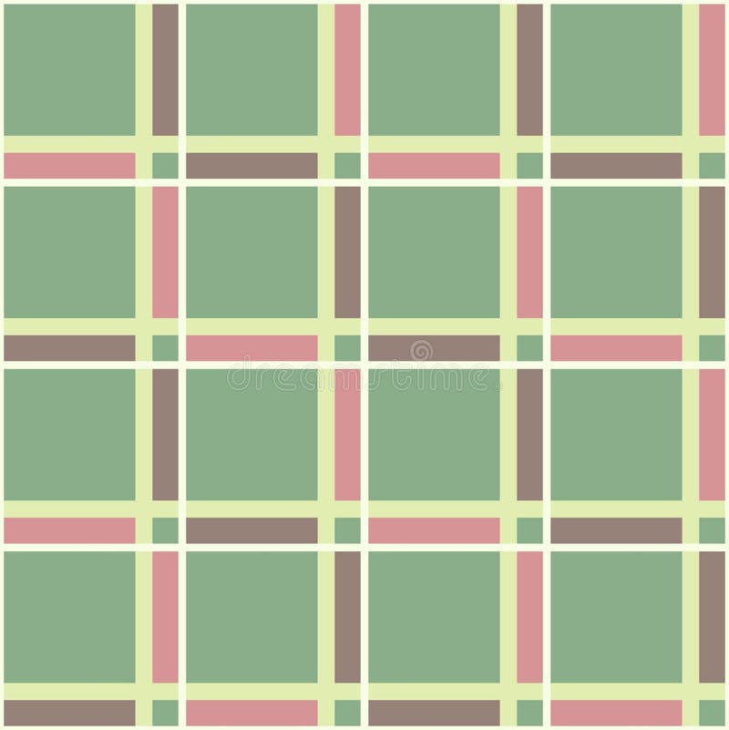 Japanese Line Plaid Vector Seamless Pattern Stock Vector - Illustration ...