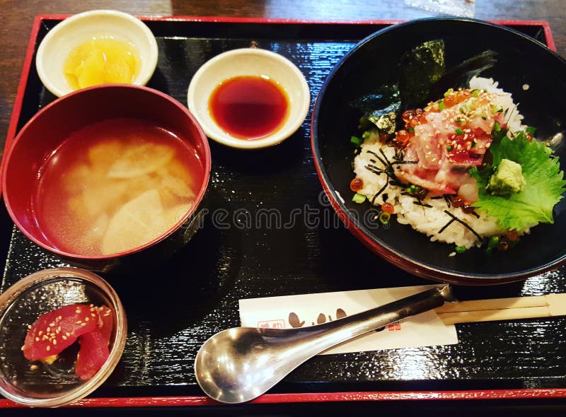 Japanese Lunch stock image. Image of meal, food, lunch - 74817985