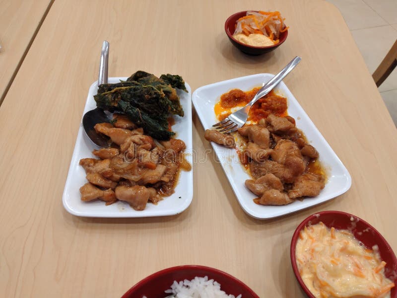 Japanese lunch menu set stock photo. Image of menu, dinner - 375284754