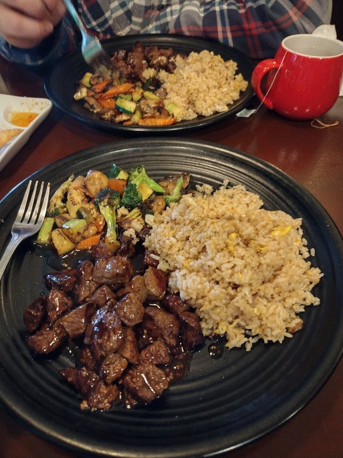 Japanese Main Dish Claremont New Hampshire Stock Image - Image of meal ...