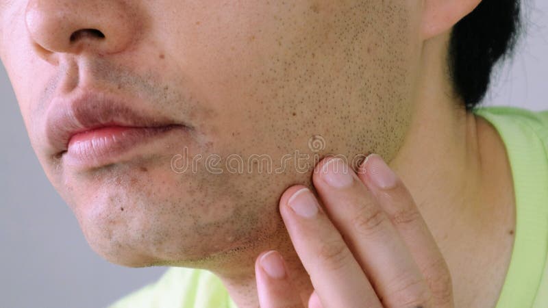 Japanese Man with a Hairy Beard Stock Image - Image of face, close ...