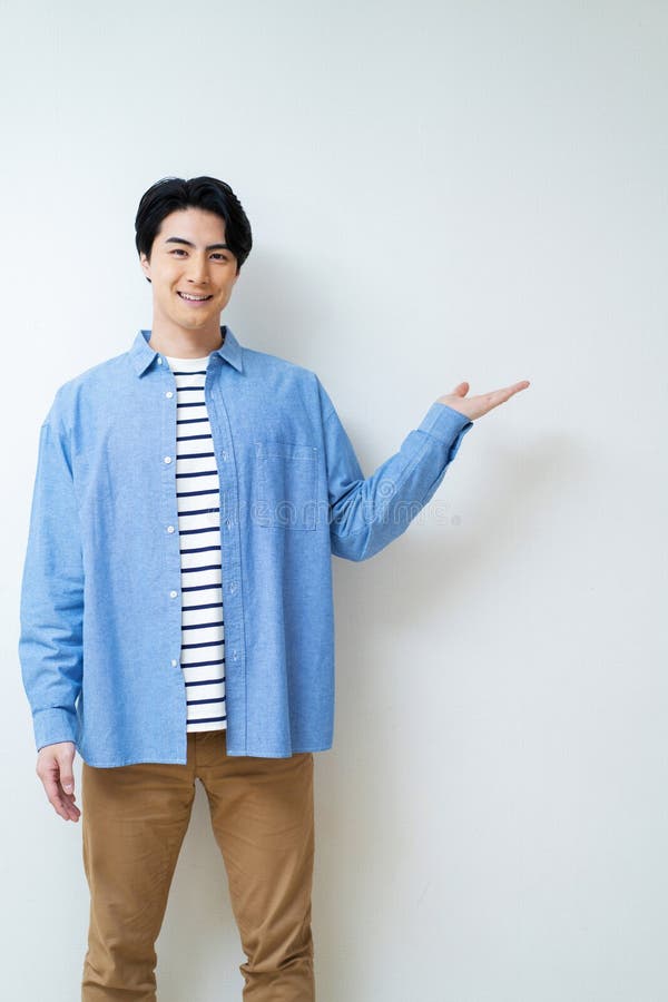 Man posing stock image. Image of casual, gesture, portrait - 283230115