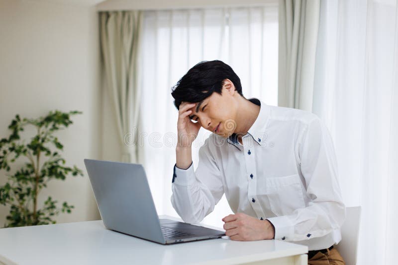 Remote work image stock image. Image of working, suffering - 283229901