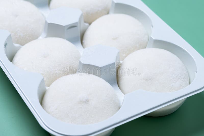 Japanese Mango Ice Cream Mochi Stock Image - Image of food, snack ...