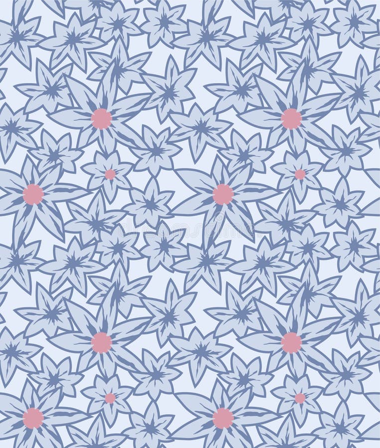 Japanese Maple Leaf Motif Vector Seamless Pattern Stock Vector ...