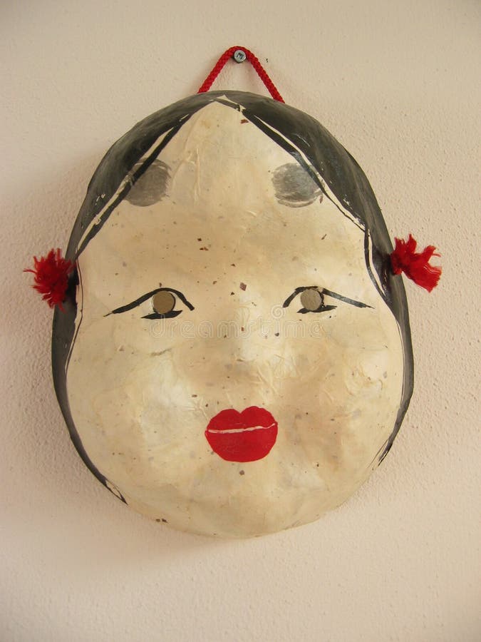 Japanese mask 2 stock image. Image of mache, face, masquerade - 70103