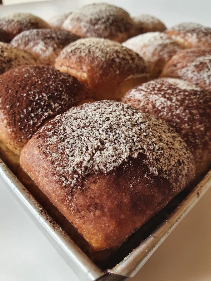 Japanese milk bread stock image. Image of choco, beverages - 222557937