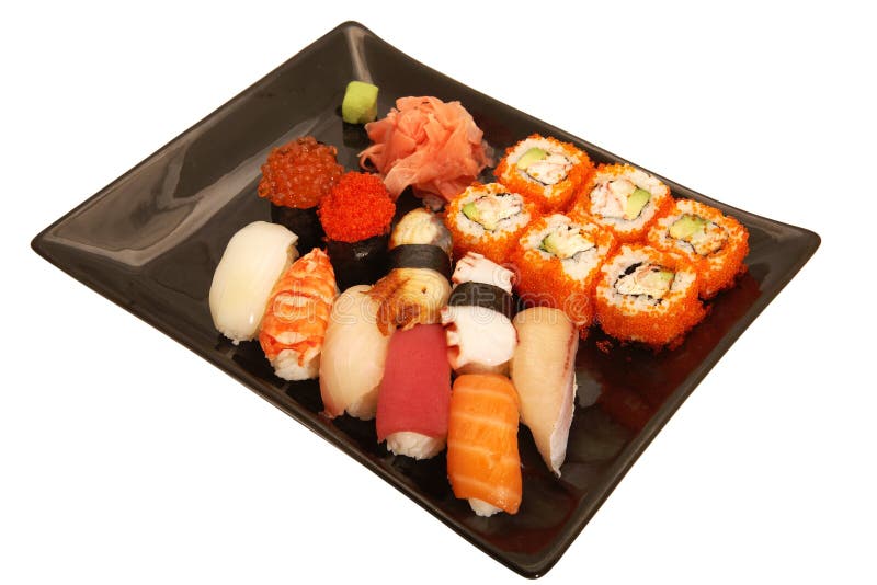 Japanese mix sushi stock photo. Image of refreshment, expressing - 9148944