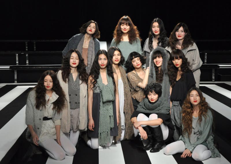 Japanese Models editorial stock image. Image of japan - 18109629