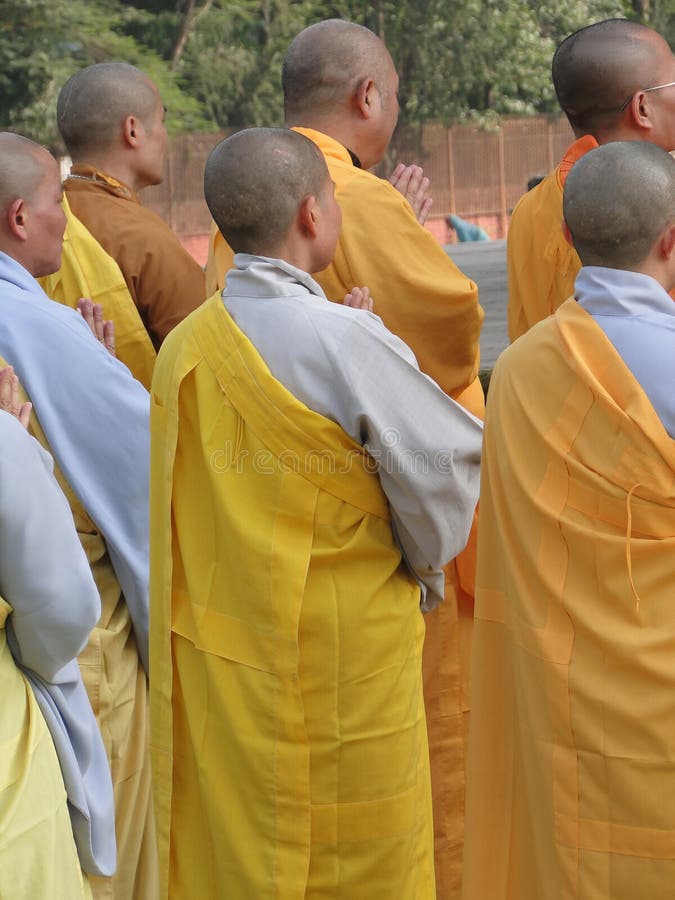 Japanese Monks and Nuns Perform Buddhist Rituals Editorial Stock Photo ...