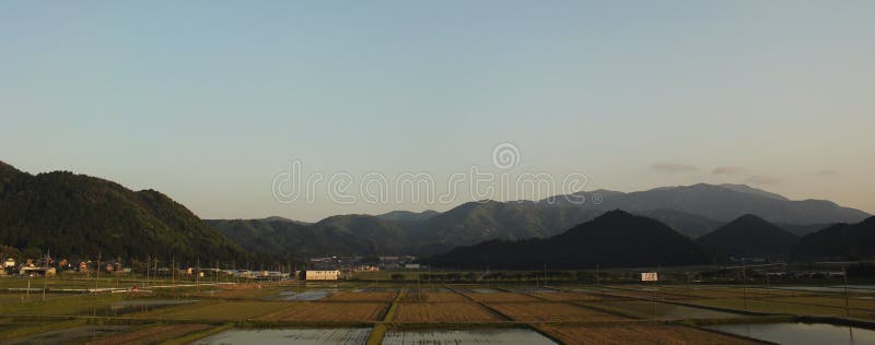 Japanese Mountain Range View - Kyoto, Japan Stock Photo - Image of ...